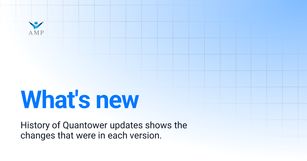 What's new | Help Guide | AMP Futures