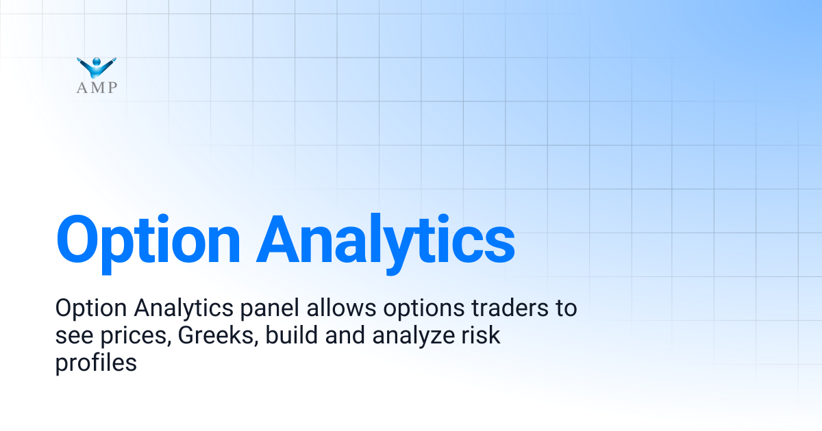 Option Analytics | Help Guide | AMP Futures